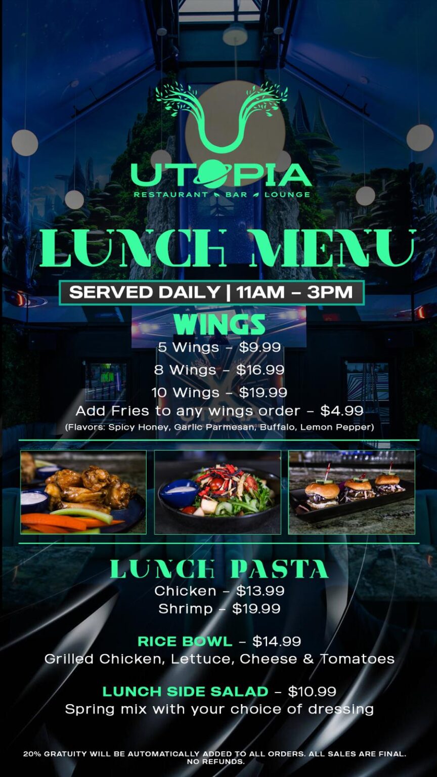 Menu – Utopia at the Underground